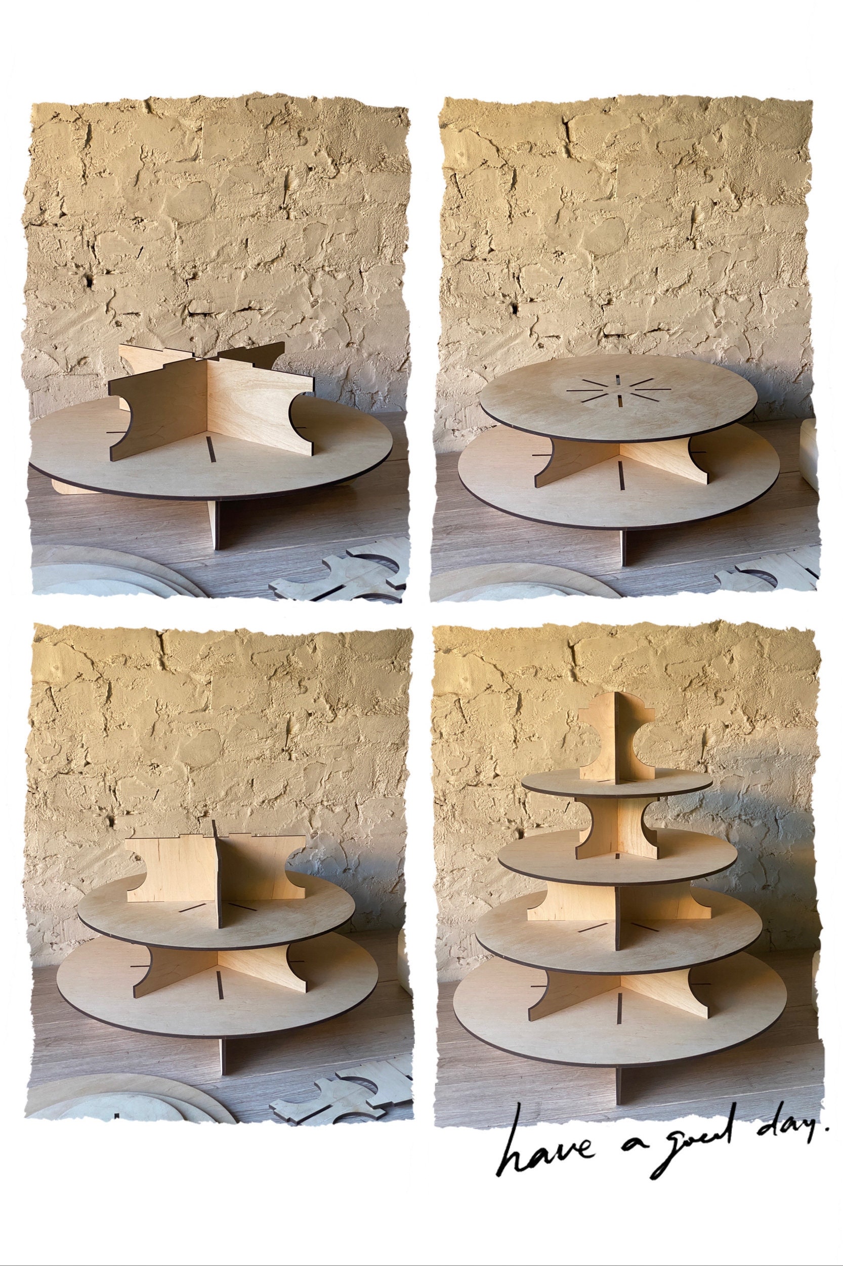 Cake Stand Wedding,circle Cake Holder,tiered Stand,cake Holder for ...