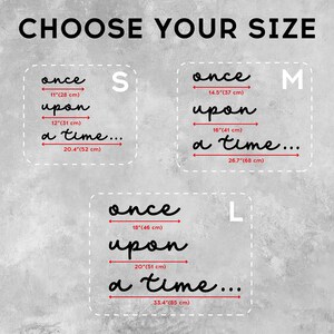 Once Upon a Time Wall Art Nursery, Nursery Rustic Wall Decor, Once Upon ...