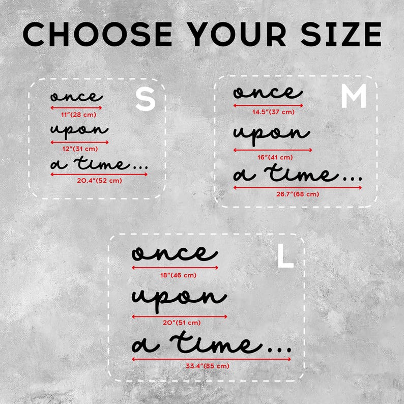 Once Upon a Time Wall Art Nursery, Nursery Rustic Wall Decor, Once Upon ...
