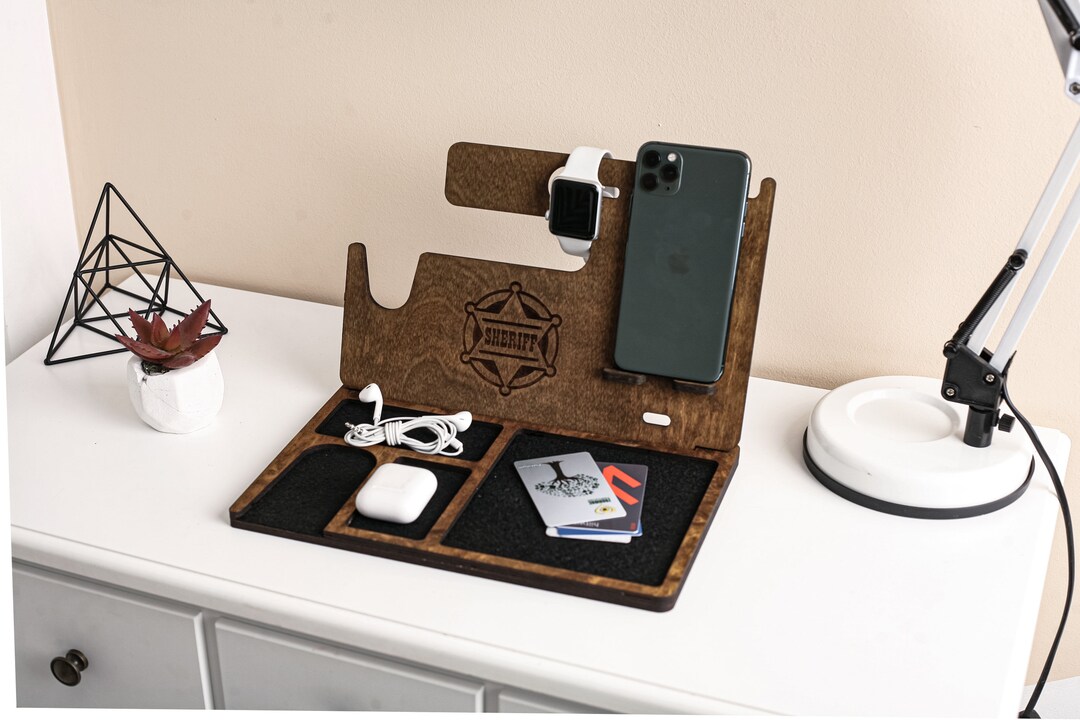Police Officer Docking Station, Gun Holder, Police Officer Gifts for ...