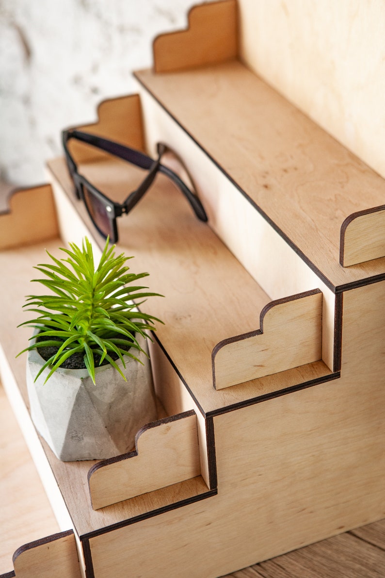 Display Stand Countertop 3 Step Riser Craft Shows Farmers Markets Trade ...