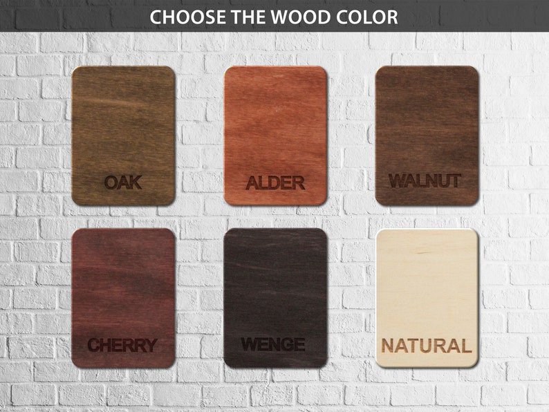 Keychain Display Stand Natural Wood Rounded Square Design - Etsy