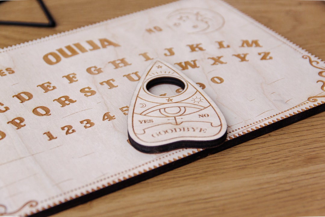 Ouija Board Wood,spirit Board Wood,talking Board,wooden Ouija Board ...