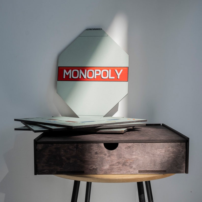 Custom Monopoly Board, Personalized Monopoly Board, Monopoly Board Box ...