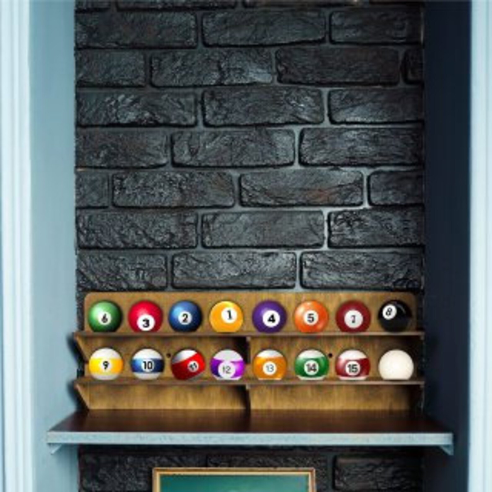Billiards Organizer Pool Ball Storage Shelf Pool Ball - Etsy