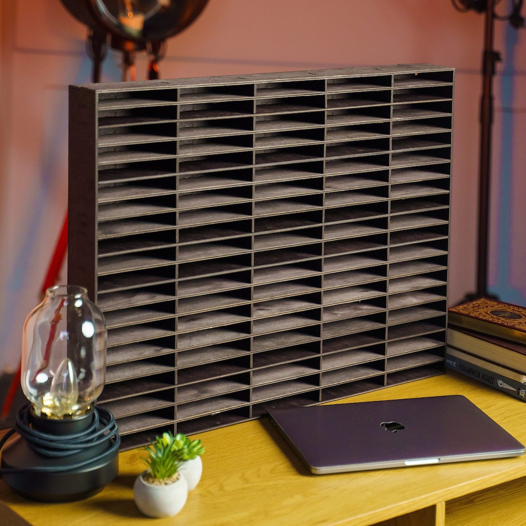 Cassette Cabinet, Cassette Tape Display Box, Cassette Tape Case, Wooden ...