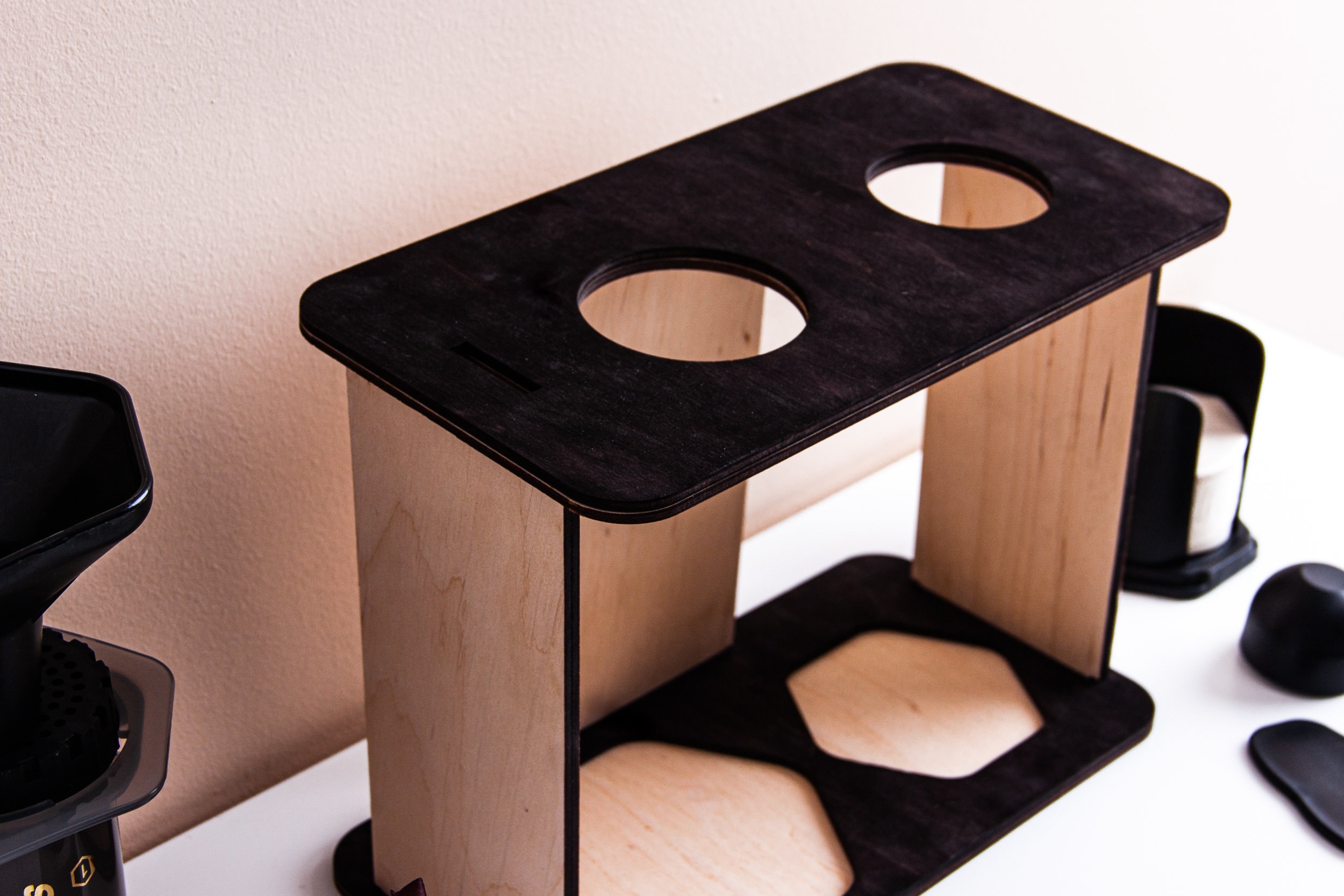 Aeropress Stand, Coffee Station Organizer, Aeropress Wood Station ...