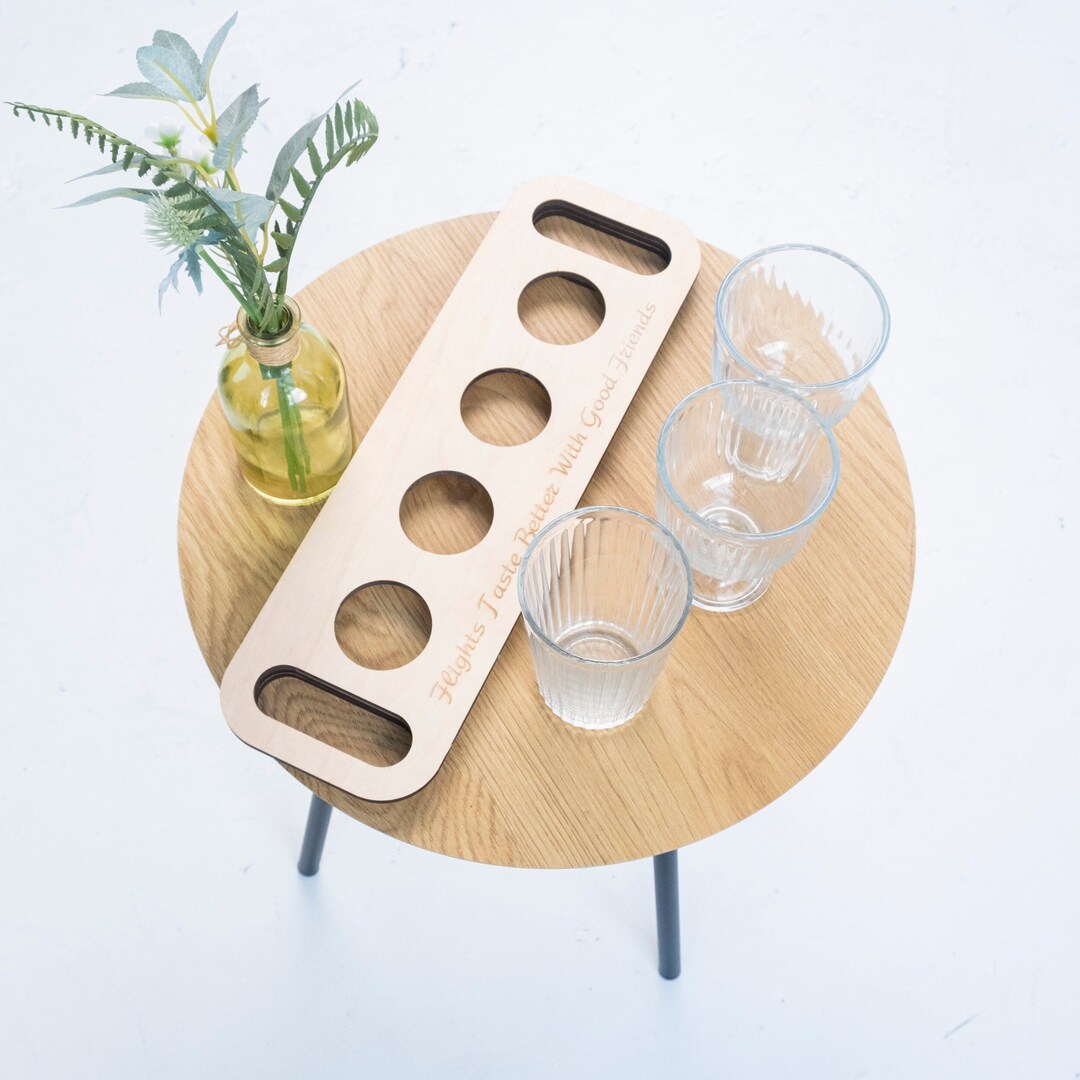 Personalized Beer Flight Board, Beer Flight Board With Handle, Beer ...