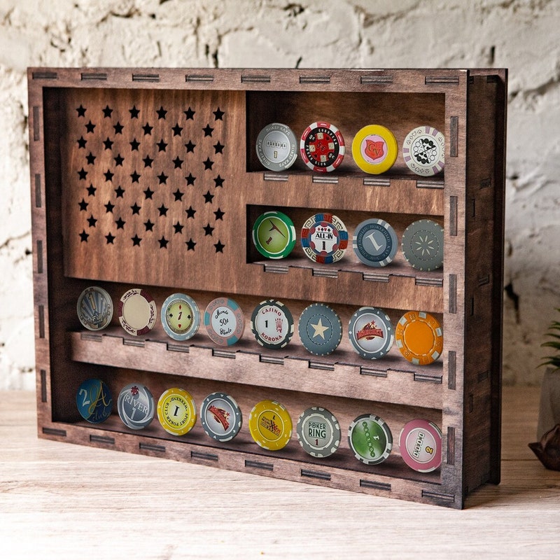 Poker Chip Display - Etsy