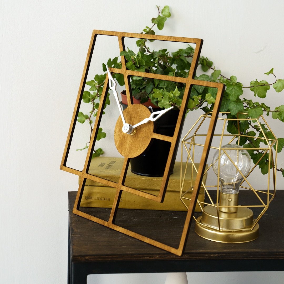 Modern Wall Clock Square, Unique Clock Wall, Minimalist Wall Clock ...