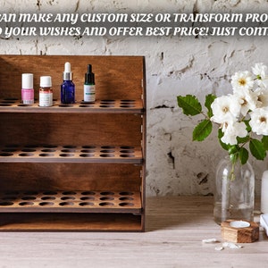 Oil Tiered Racks,essential Oil Display,tiered Oil Organizer,wood Oil ...