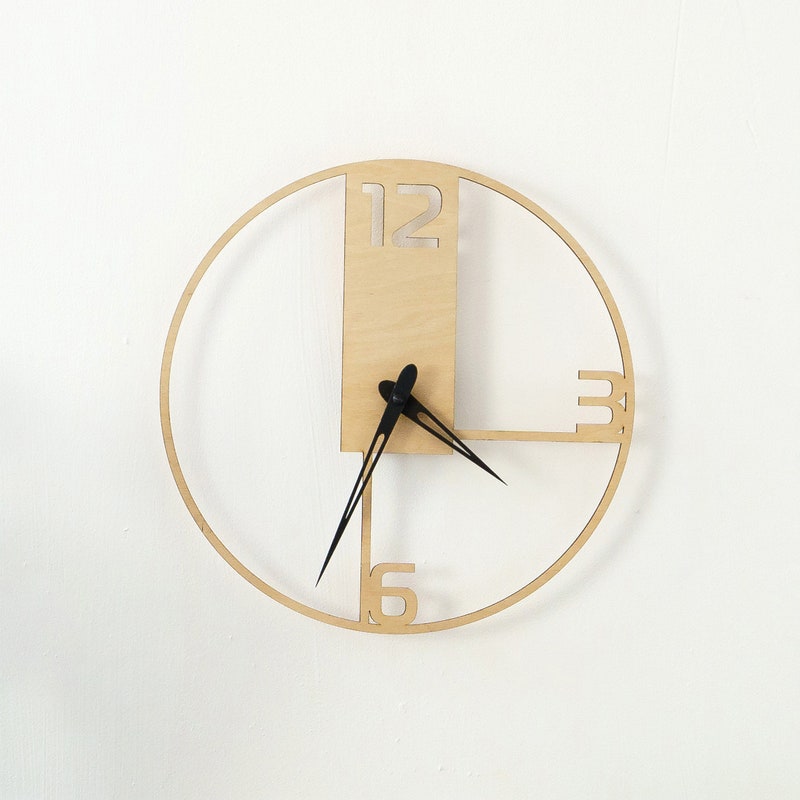 Minimalist Clock - Etsy