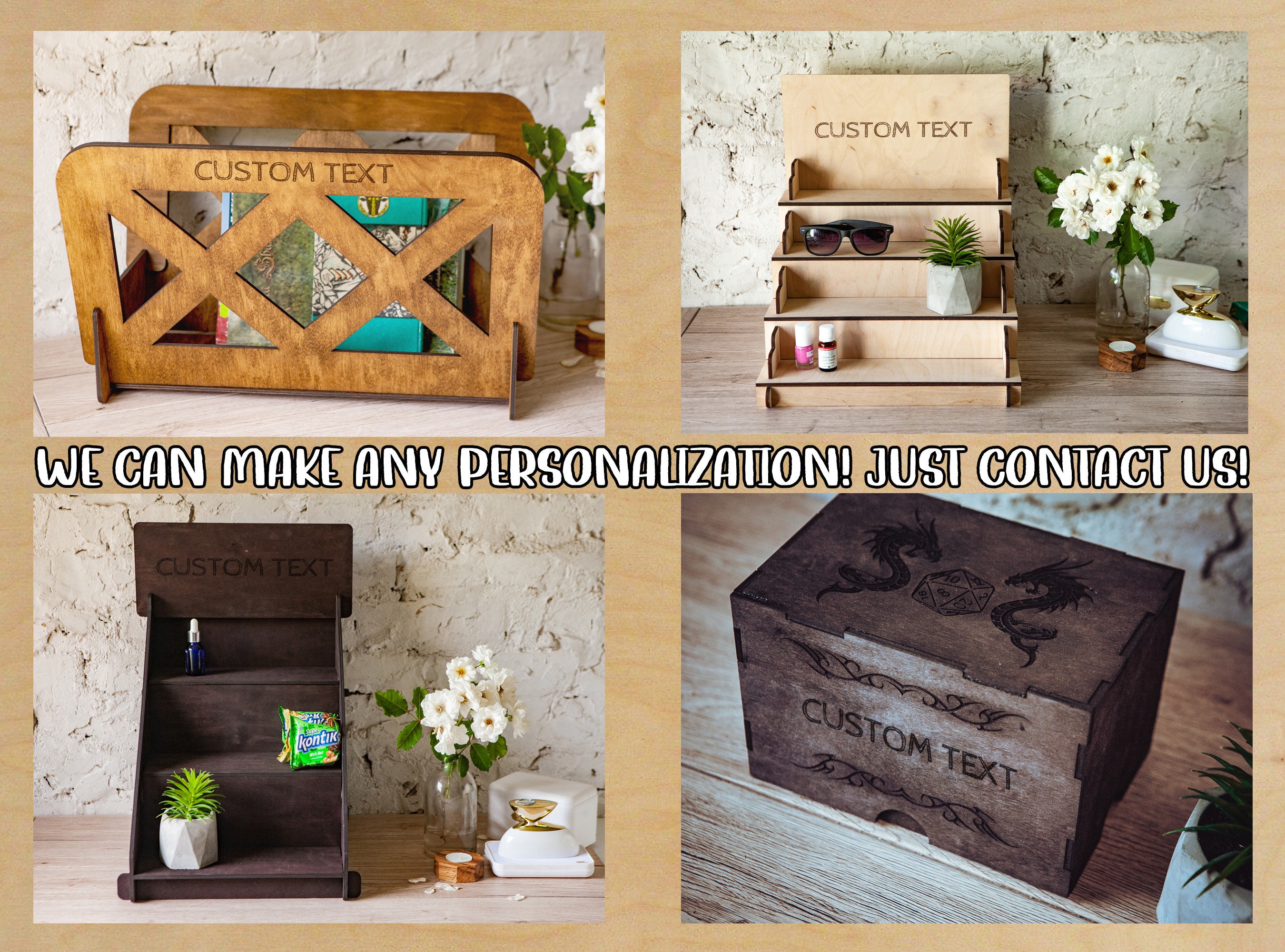 Oil Tiered Racks,essential Oil Display,tiered Oil Organizer,wood Oil ...