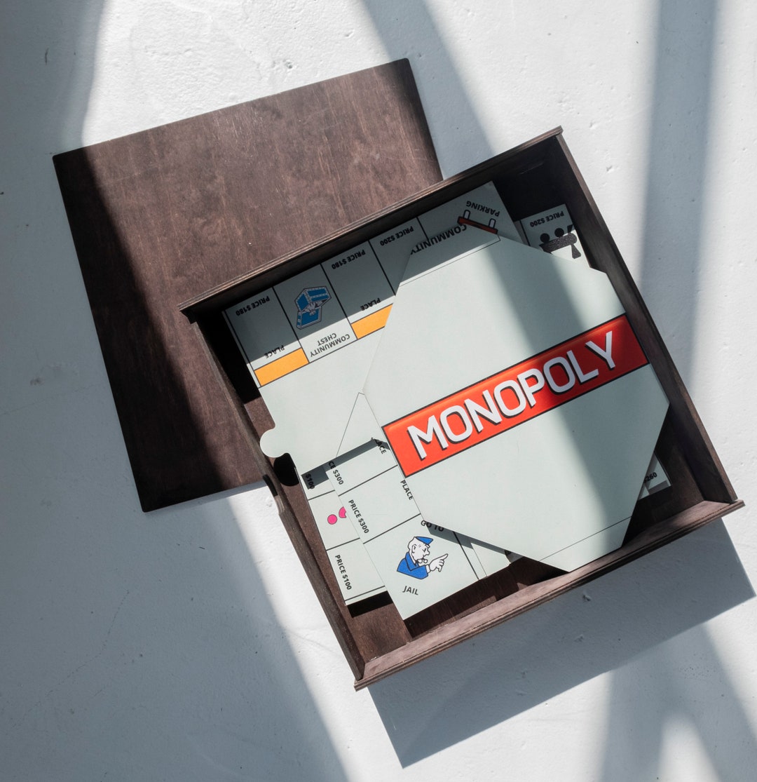 Custom Monopoly Board, Personalized Monopoly Board, Monopoly Board Box ...