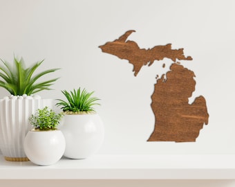 Michigan Wood Cutout - Etsy