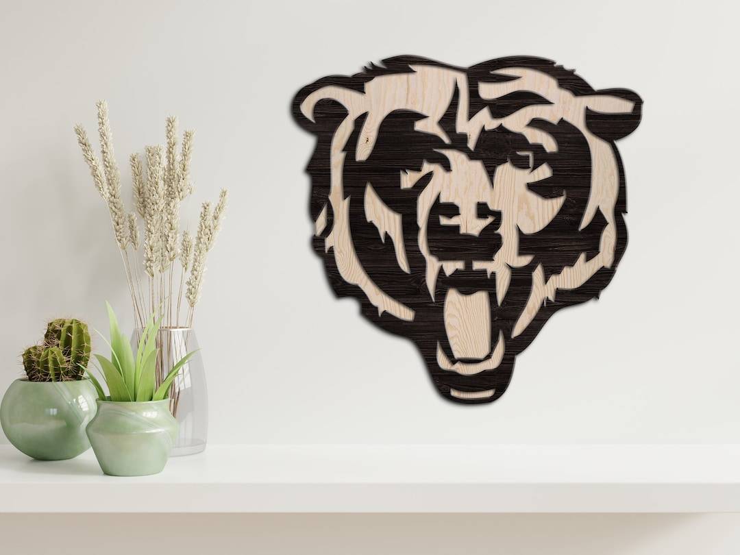 Chicago Bears Wall Art, Chicago Bears Sign, Chicago Bears Gifts ...