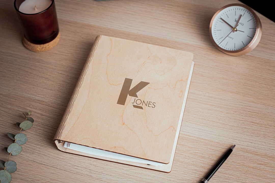 Custom Notebook Cover, Wooden Notebook, Personalized Diary, Wooden ...