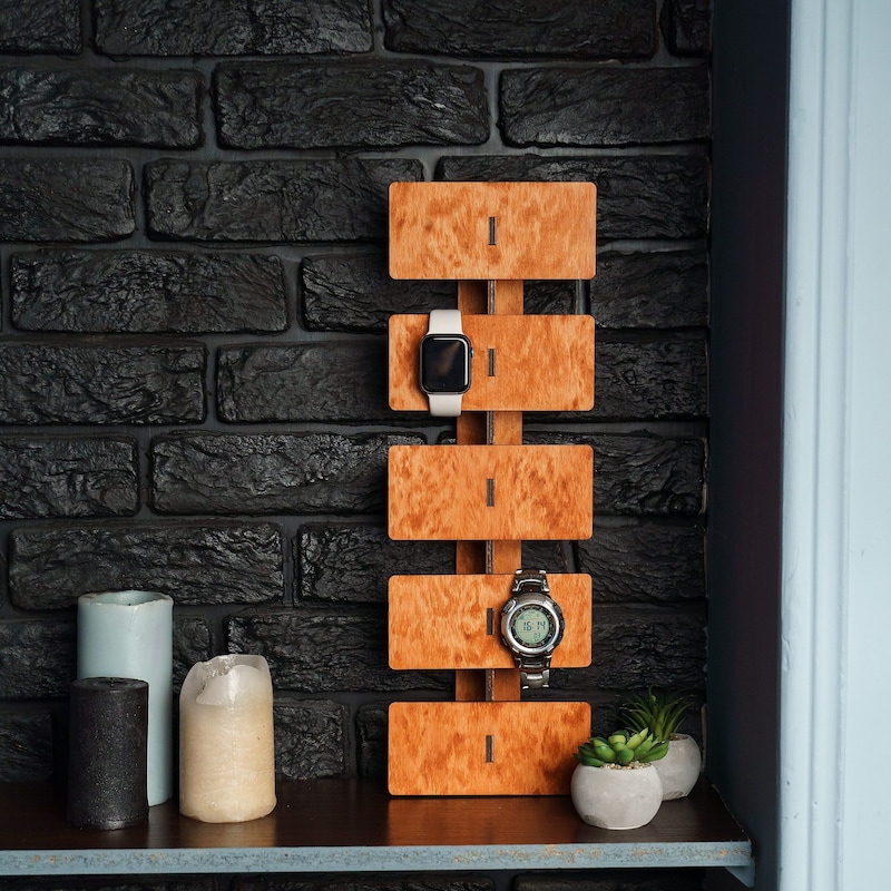 Wood Watch Display Stand - Etsy