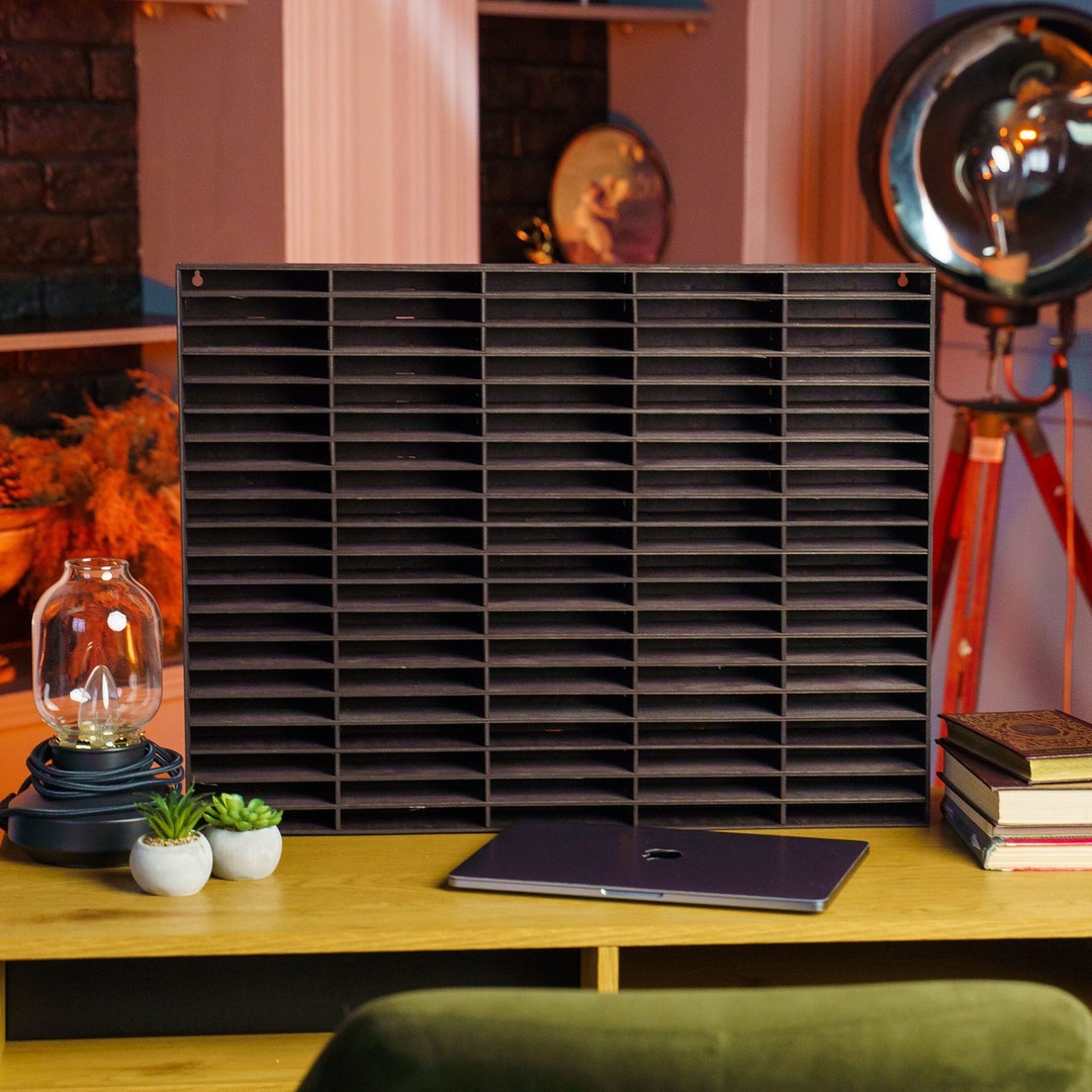 Wood Cassette Tape Holder, Cassette Tape Storage, Cassette Tape Rack ...