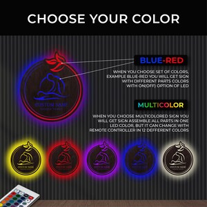 Massage Neon Sign, Therapist Sign Led, Business Light up Sign, Spa Name ...