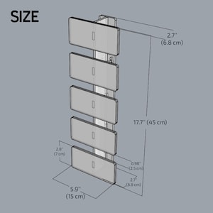 Watch Storage Wall, Watch Box for Men Wood, Wall Watch Display Case ...