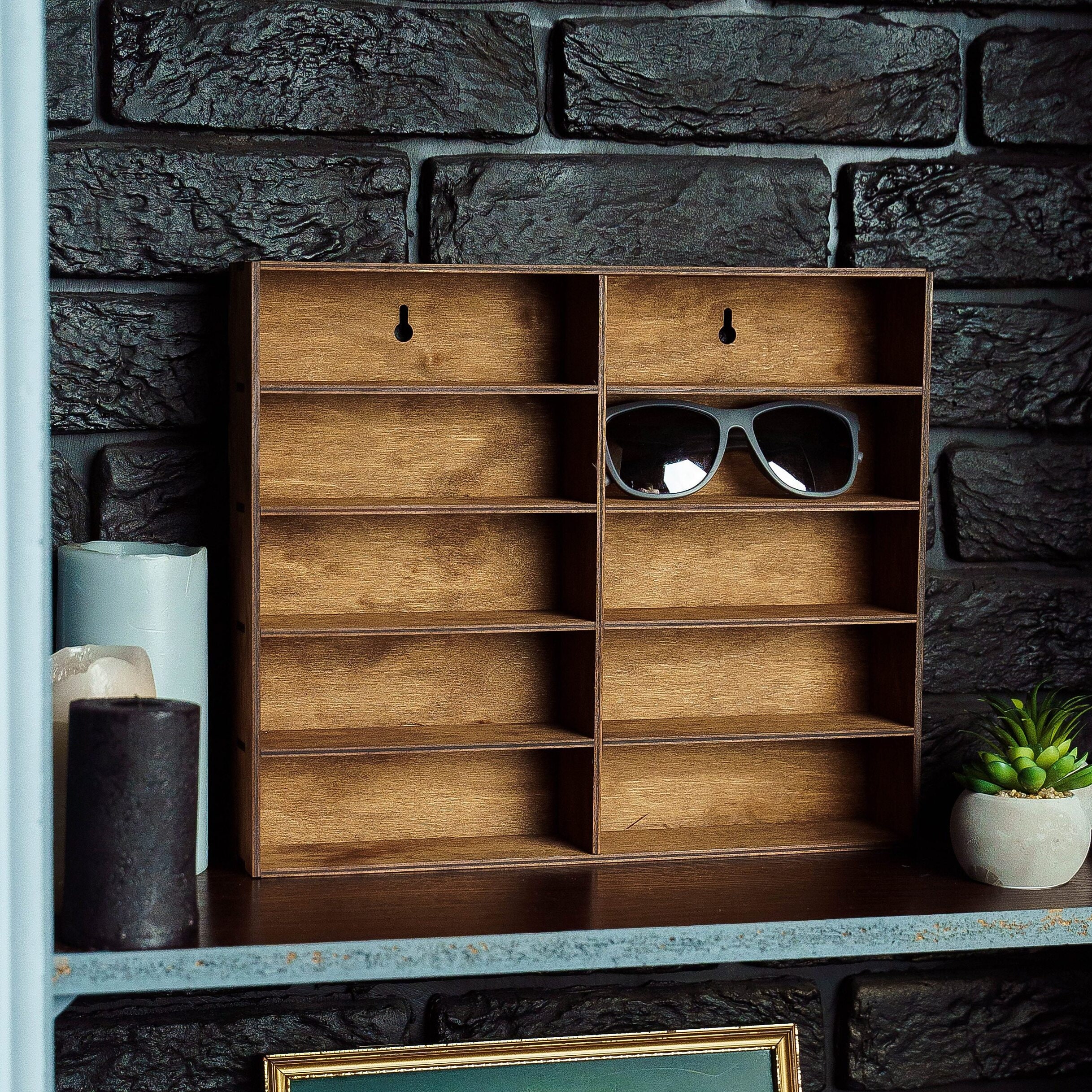 Sunglasses Display Shelf, Glasses Storage Box, Sunglasses Display Case ...