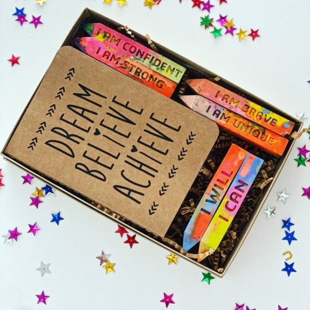 I AM Affirmation Crayon Sticks Box. - Etsy