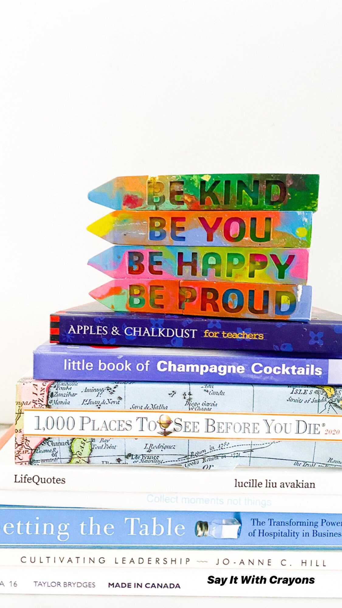 Affirmation Crayons Sticks. BE Series ! - Etsy Canada