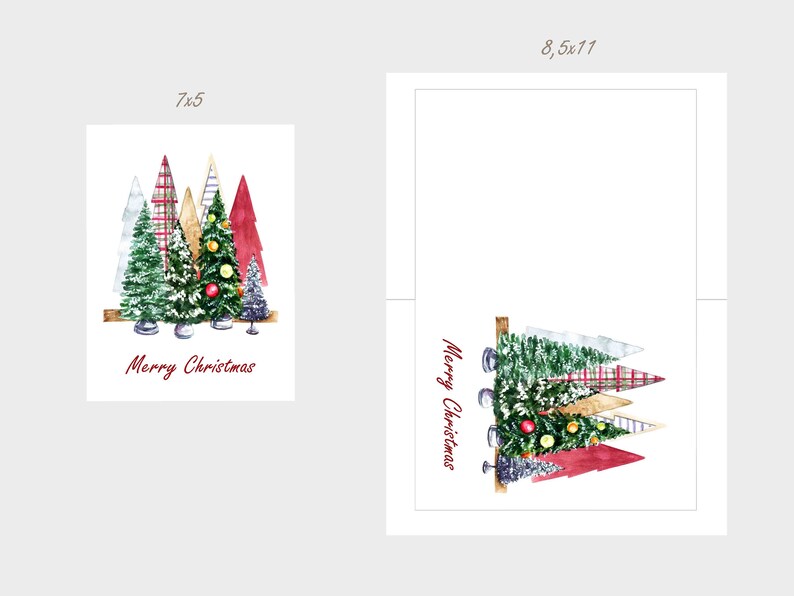 Printable Christmas Card 5x7 Holiday Cards the Office Xmas - Etsy