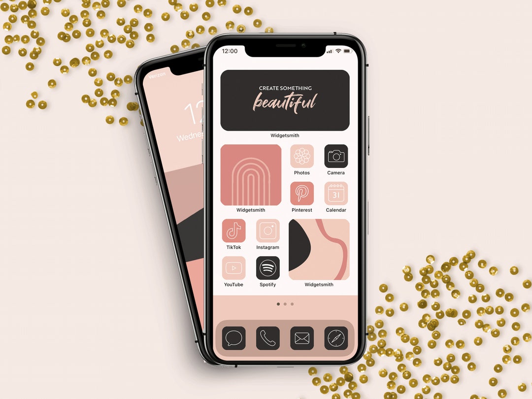 MOD Ios 14 Aesthetic to Customize iPhone Home Screen 36 Wallpapers 480 ...