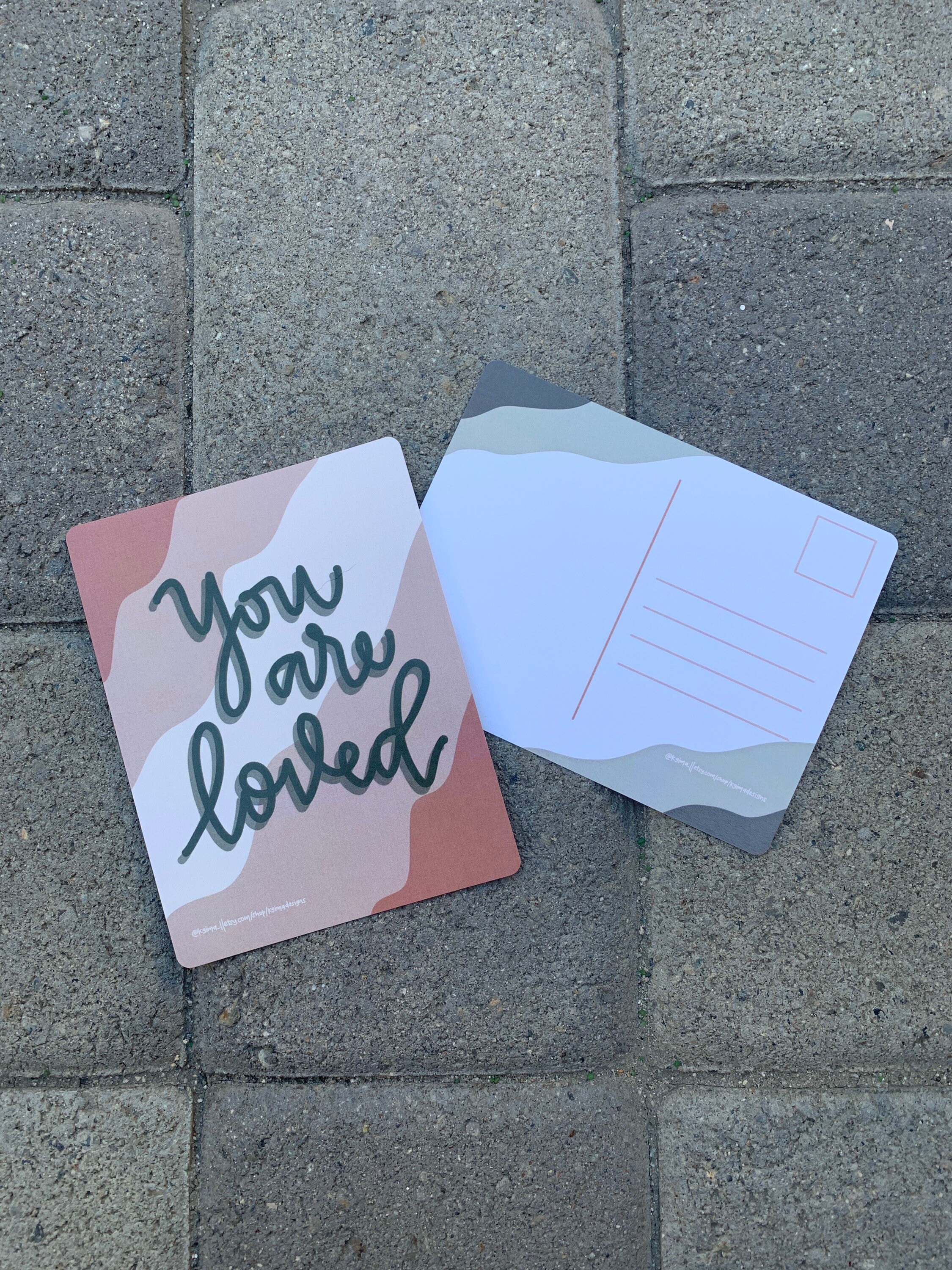 You Are Loved Postcard | Pre-stamped | USPS - Etsy