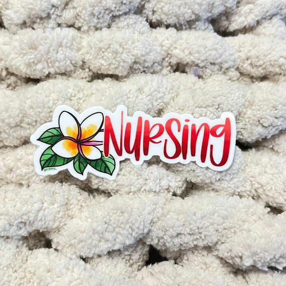 Nursing Sticker 3 Inch Weatherproof | Etsy