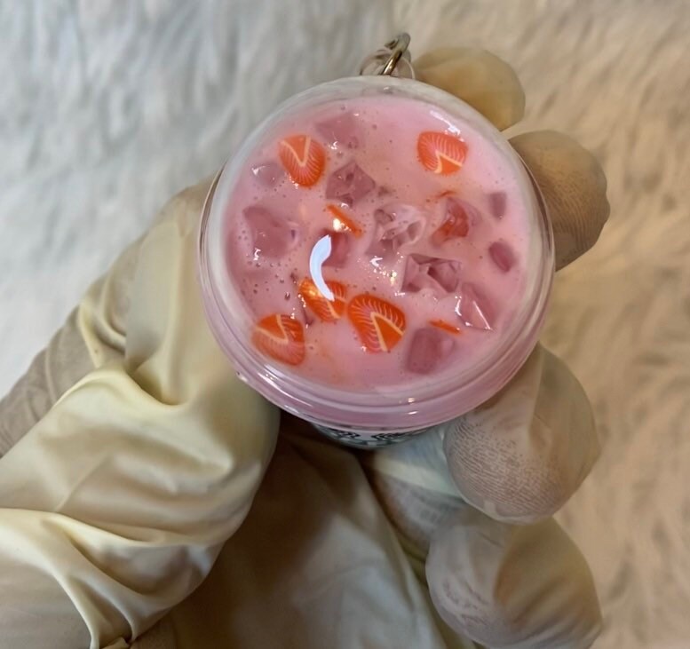 Coffee Cup Keychain - Etsy