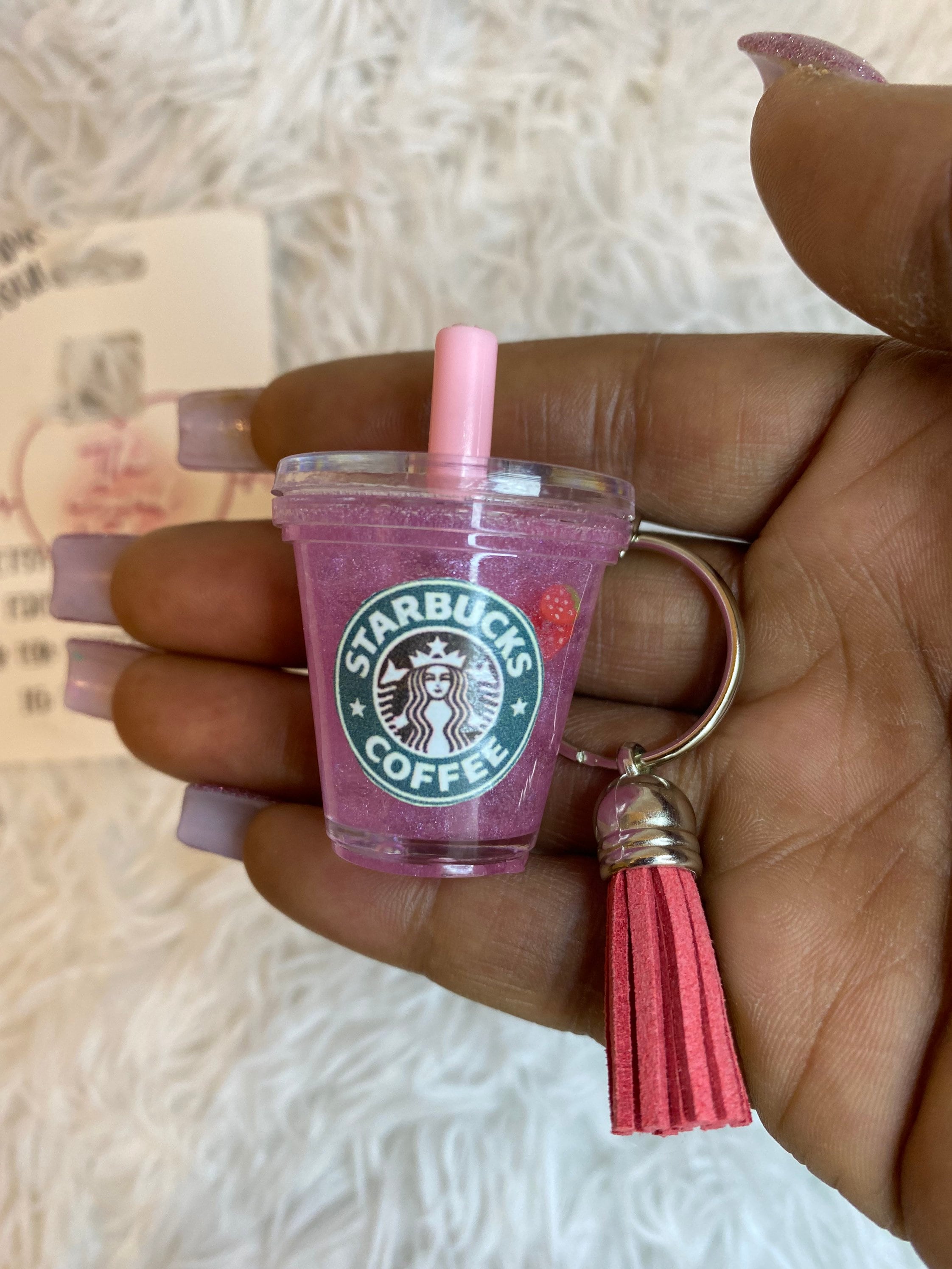 Coffee Cup Keychain - Etsy