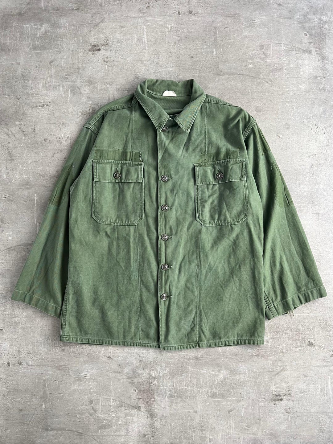 Us Army Og 107 Fatigue Shirt M - Etsy