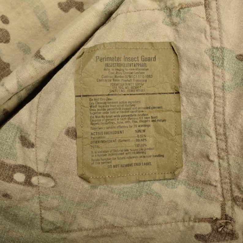 Us Army Camo Field Jacket Multicam Military - Etsy