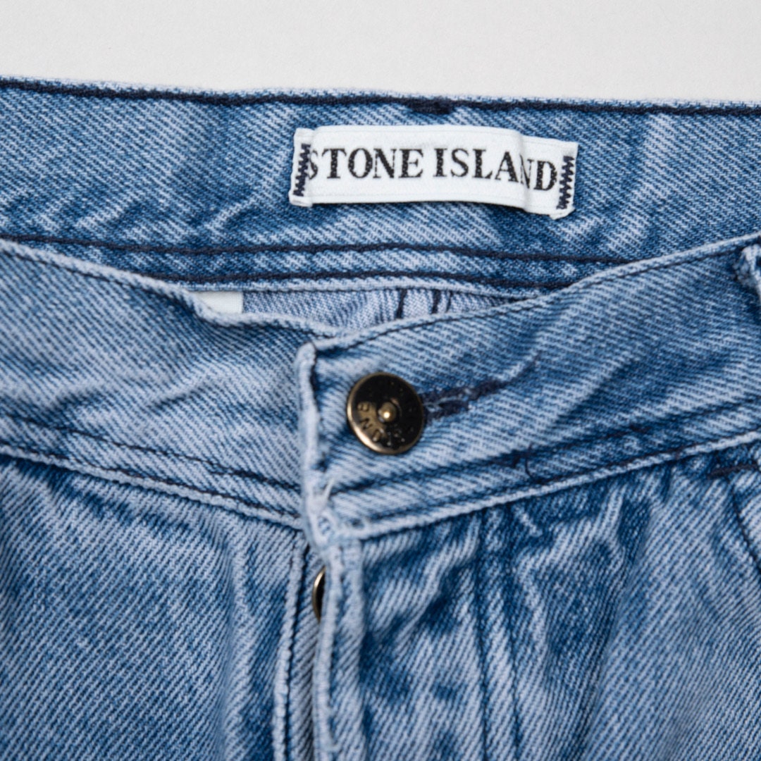 Stone Island Vintage Jeans Light Blue 52 - Etsy