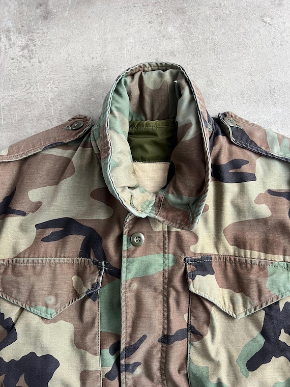 Field Jacket M65 Us Army Woodland Camo With Liner Xs - Gem