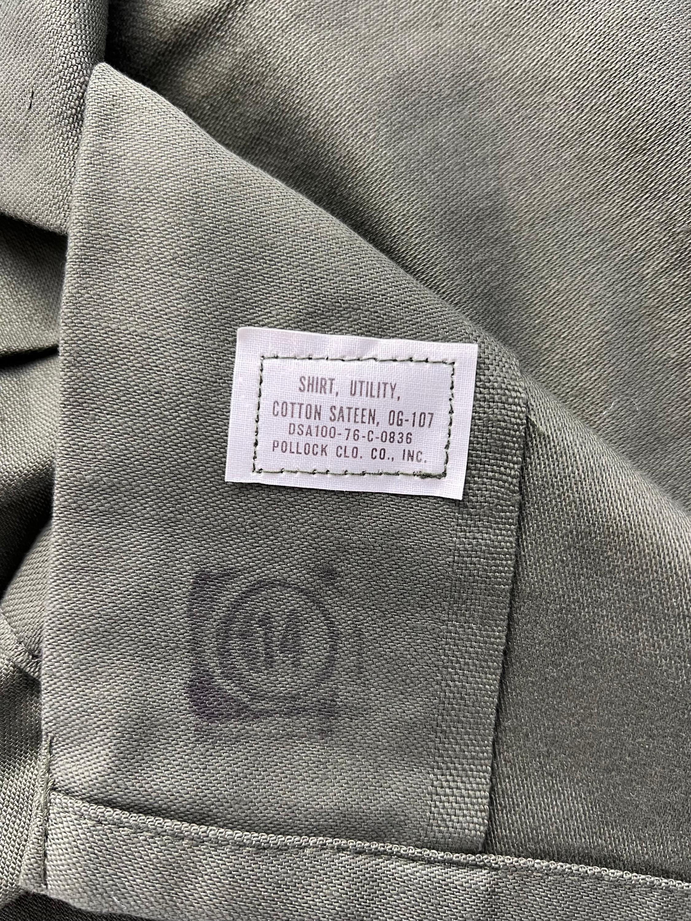 Us Army Og 107 Fatigue Shirt S|M - Etsy