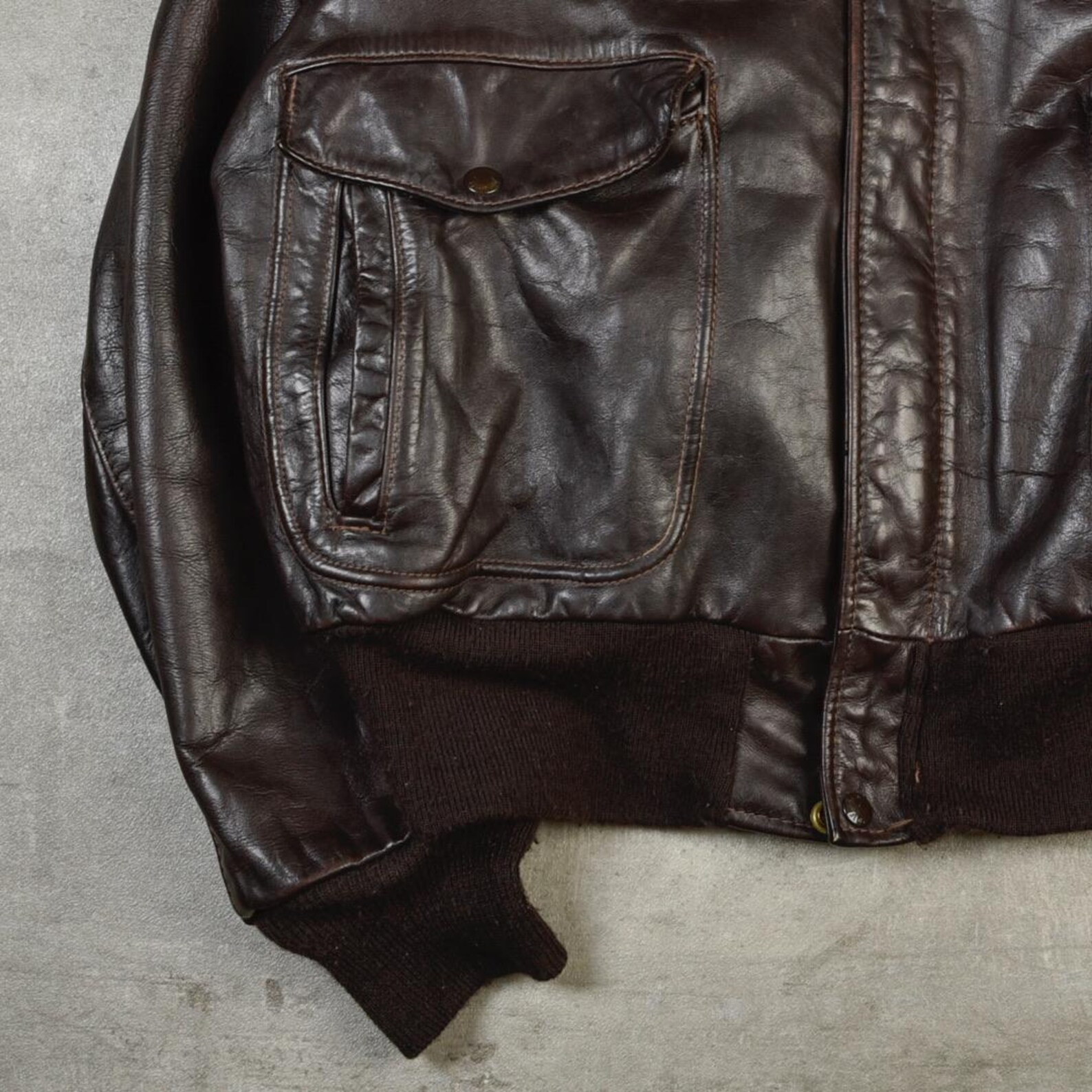 Schott Leather Jacket G1 Flight Bomber With Sherpa Liner Chocolate Brown M L - Etsy