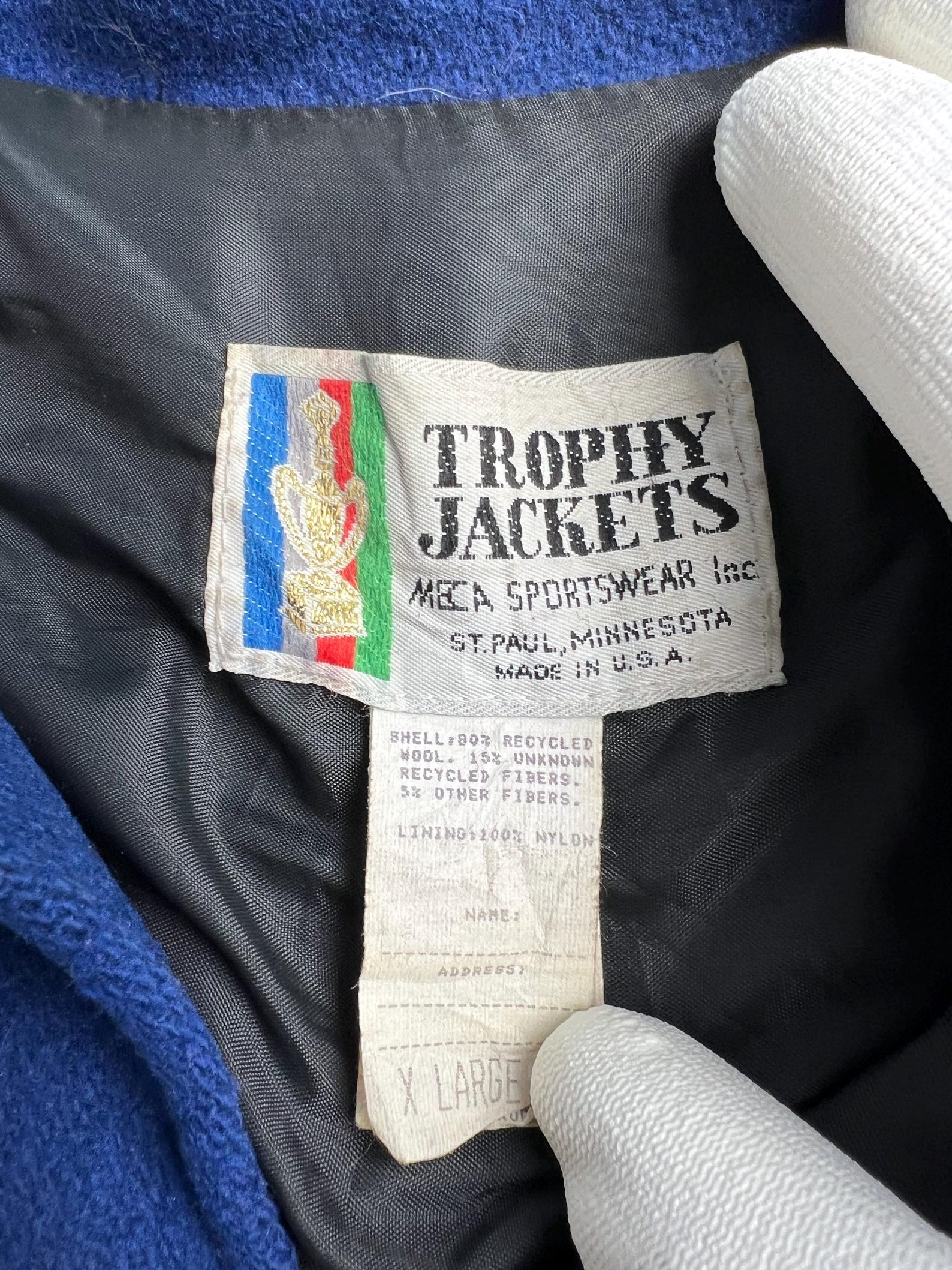 Vintage Varsity Jacket Meca Made in Usa 1980S College Jacket Americana ...