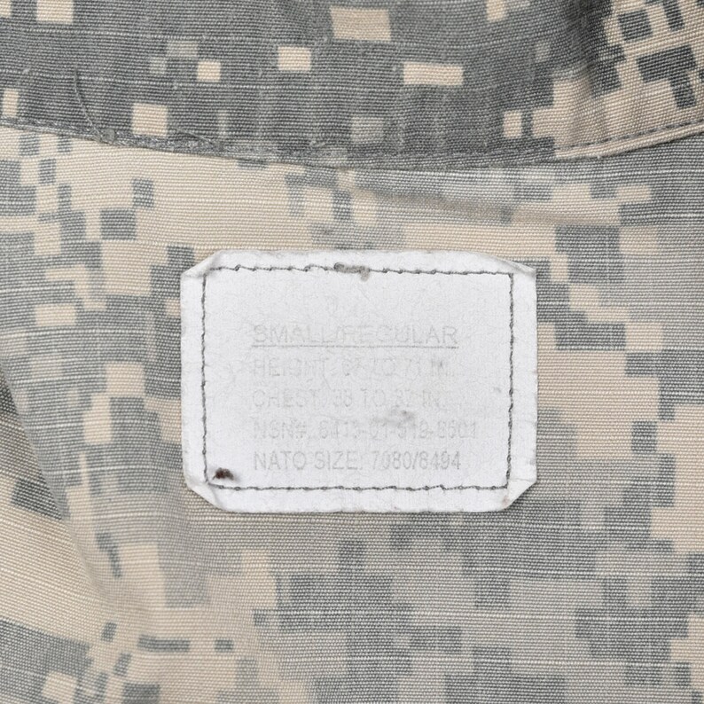 US Army Digital ACU Camo Field Jacket - Etsy