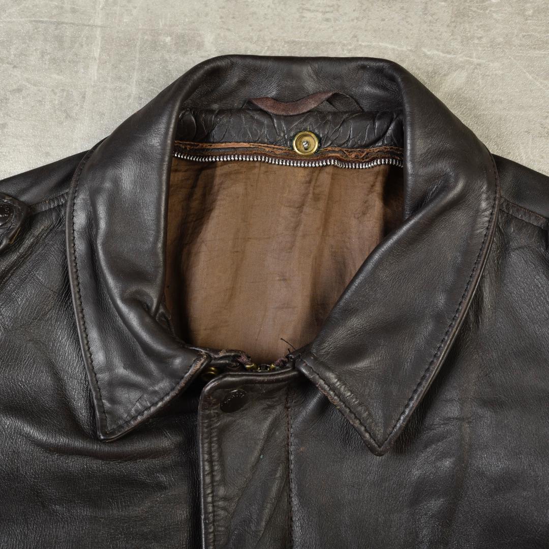 Schott Leather G1 Flight Jacket Made in Usa Brown - Etsy