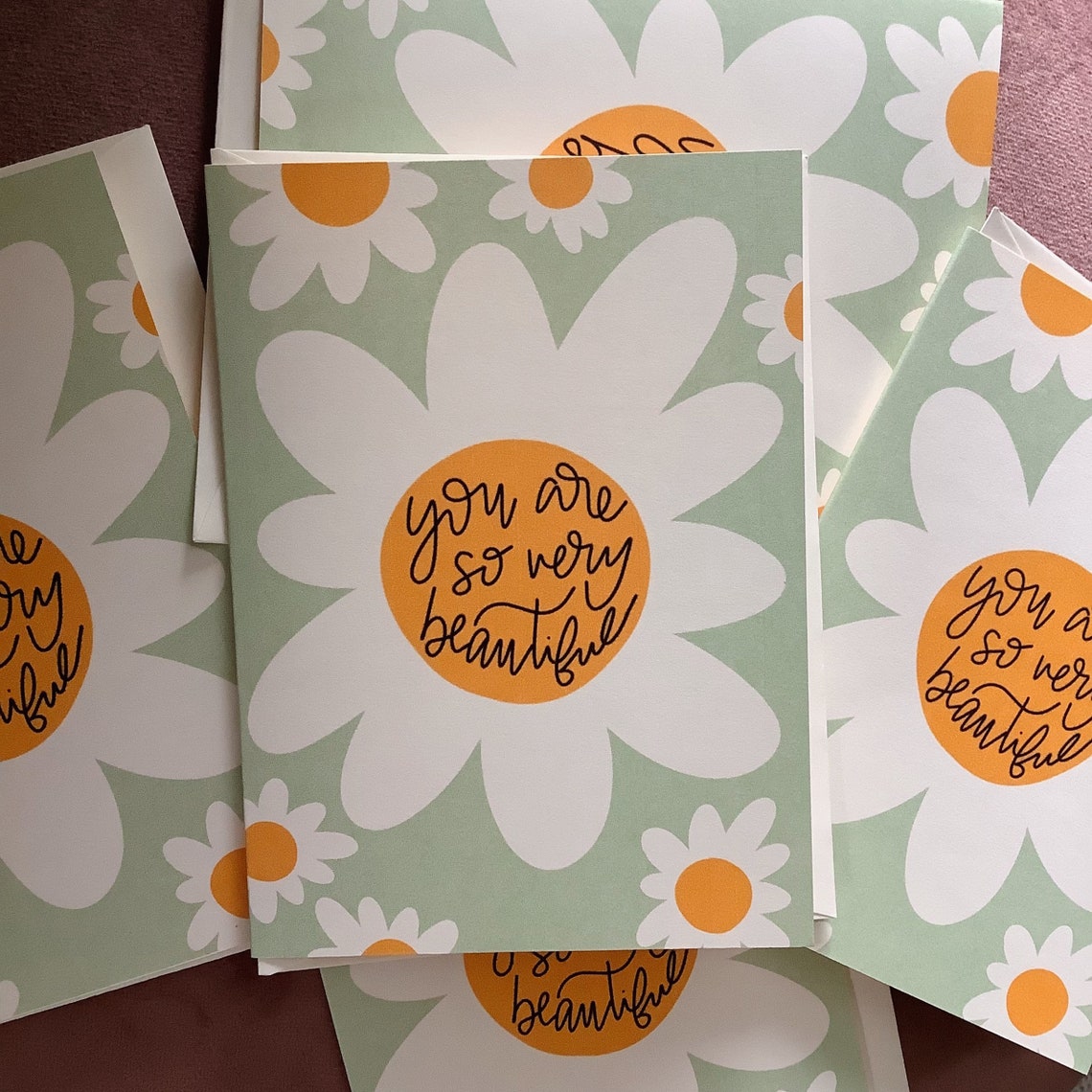 You Are so Very Beautiful Card - Etsy
