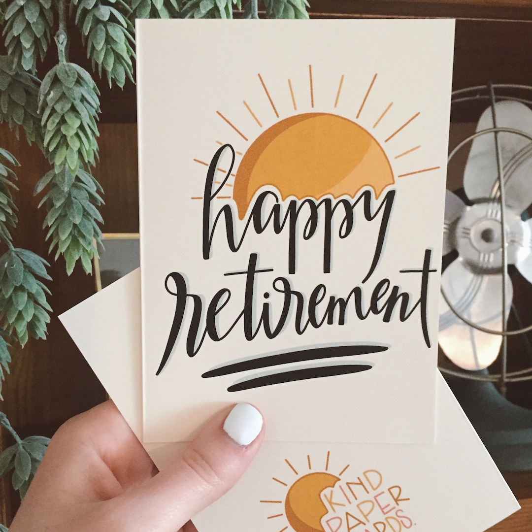 Happy Retirement Card - Etsy Canada