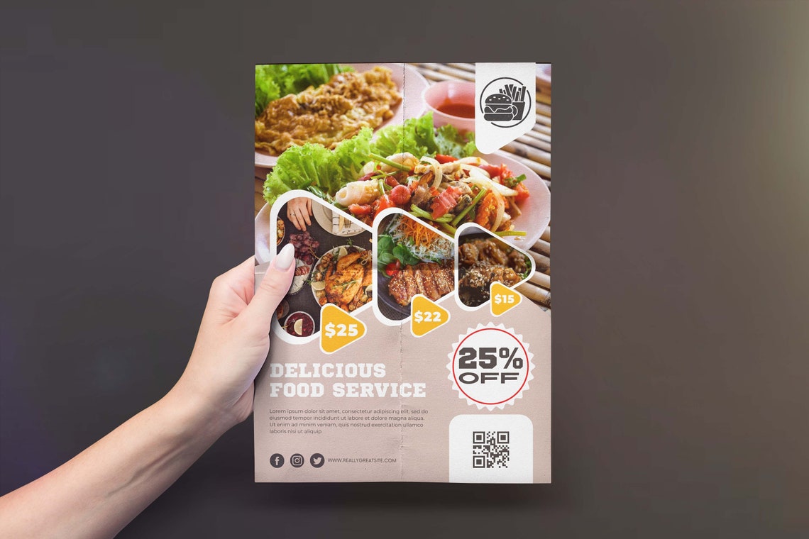 Food Flyer Template, Editable Template, Food Dinner Fundraising Flyer ...