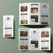 Food Menu Pack Canva, Tri-fold Restaurant Food Menu Canva Template ...