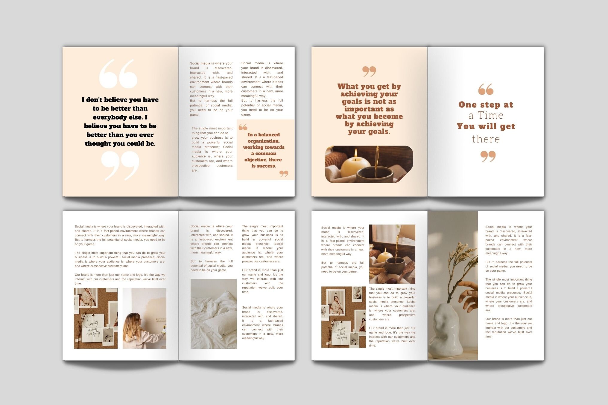 Canva Workbook Template | Canva Journal Magazine Workbook Ebook ...