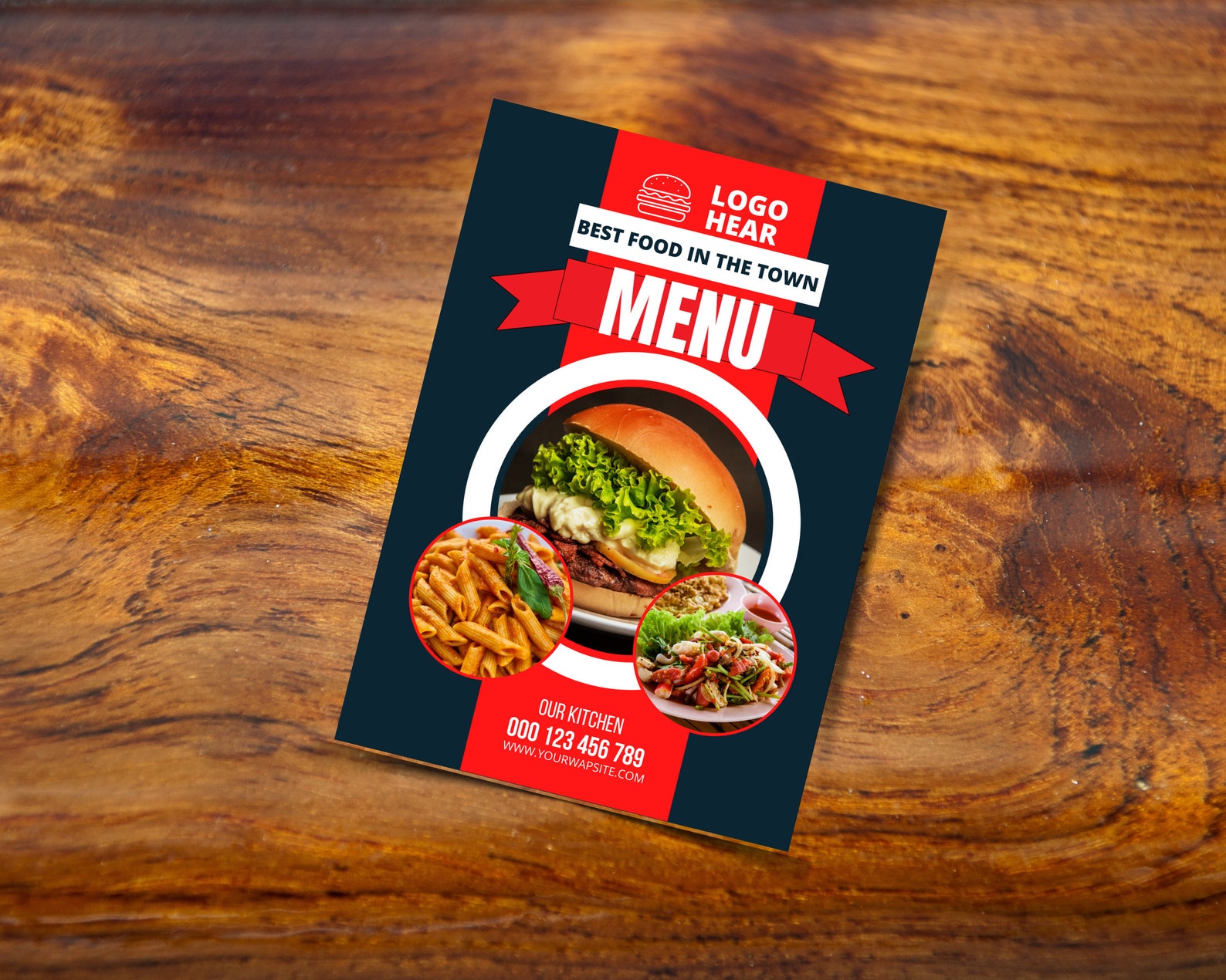 Canva Editable Food Menu Template Food Menu Template Food - Etsy Canada