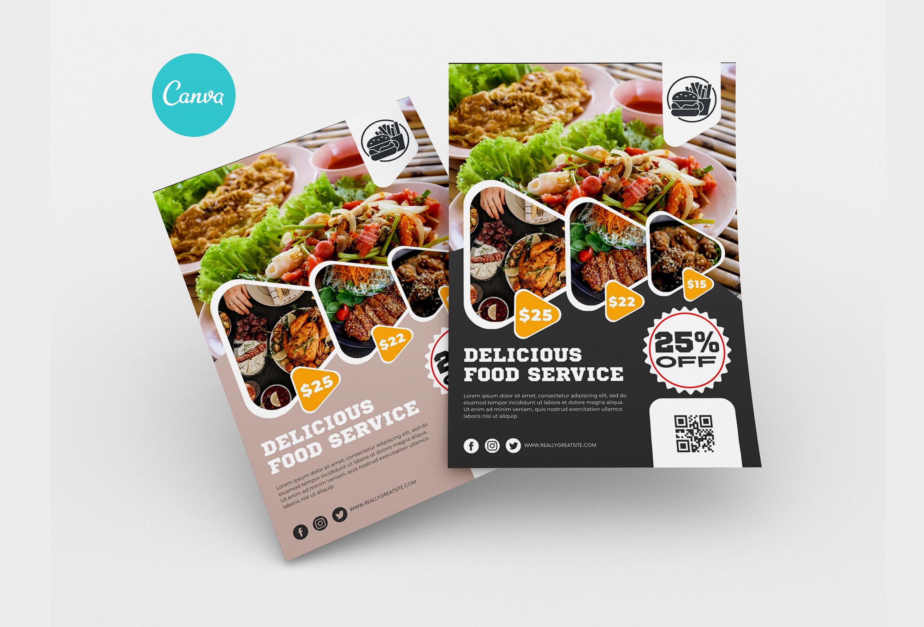Food Flyer Template, Editable Template, Food Dinner Fundraising Flyer ...